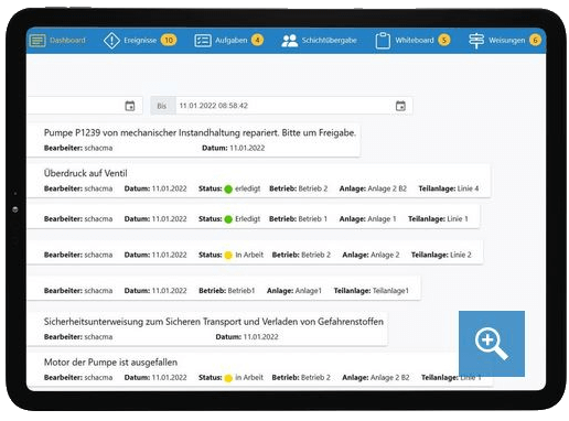 Shift Handover SOFTWARE